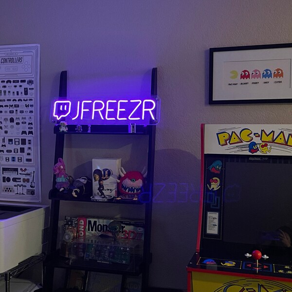 Gamer Tag Neon Sign,gamer Tag Light Sign,gamer Tag Sign,game Room Sign ...