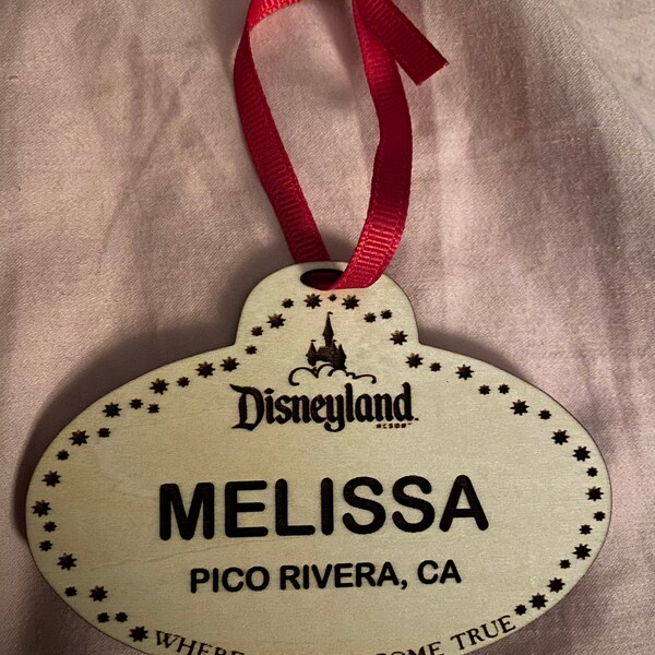 Cast Member Name Tag Christmas Ornament // WDW // DCL Cruise Line // DL ...