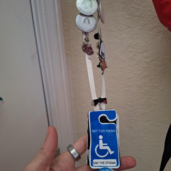 Cuter With Accessories Crutches Mobility Aid Pride Sticker for ...