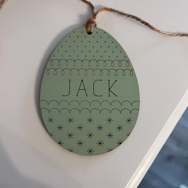 Heirloom Goose Easter Basket Name Tag • Custom Silly Goose Tag Kids ...