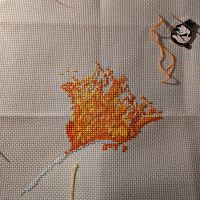 Dragons. Autumn Walk. Cross Stitch Pattern. Cross Stitch Design ...