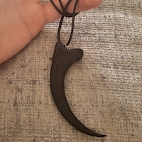 Raptor Claw Necklace. Velociraptor Pendant Unique Gift From the ...
