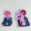 Soukoku Heart Sticker 6CM Cute Vinyl Sticker - Etsy UK
