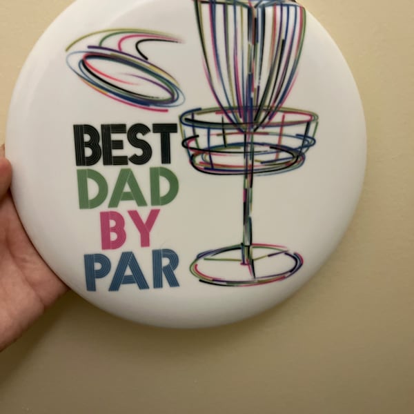 Best Dad by Par Disc Golf Disc | MVP Innova Dynamic Discs | Father Gift ...