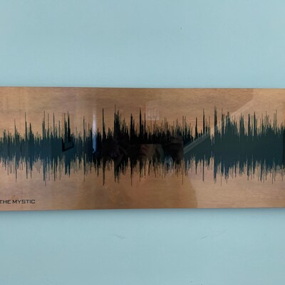 Song Sound Wave Copper Anniversary, 7th Anniversary Gift for Him / for ...