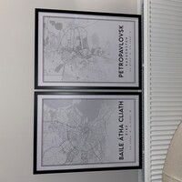 Gaeilge Cork City Map Druck 6, Cork Map Poster, Cork Map Print, Cork ...