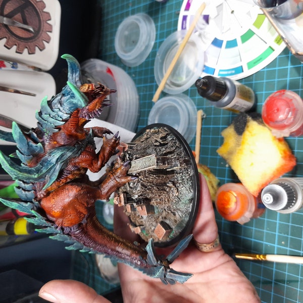 Tarrasque Miniature - Lord of the Print | Gargantuan Dragon Model ...