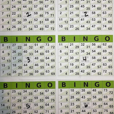 200 Printable Bingo Cards, 1 per Page, Pdf Download, Fun Party Game ...