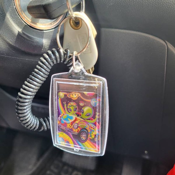 Lisa Frank Wristlet Keychains, 90's Inspired, Choose One, Party Favors ...