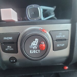 Eject Button Decal, Car Decal, Eject Passenger Button, Blank Button ...
