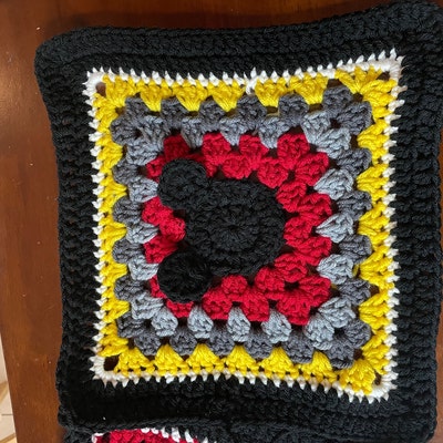 Mouse Ears Granny Square Crochet Pattern, Easy Crochet Pattern, Mouse ...