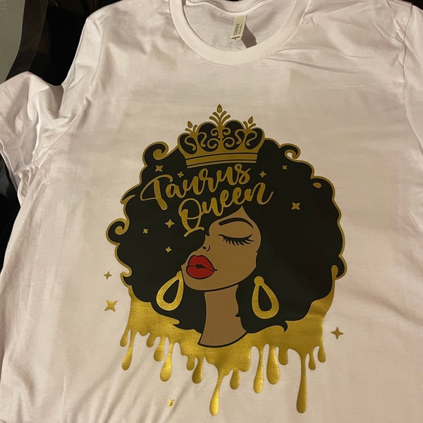 Taurus Queen Svg, Afro Girl Svg, Afro Queen Svg, Birthday Drip Svg, Cut ...