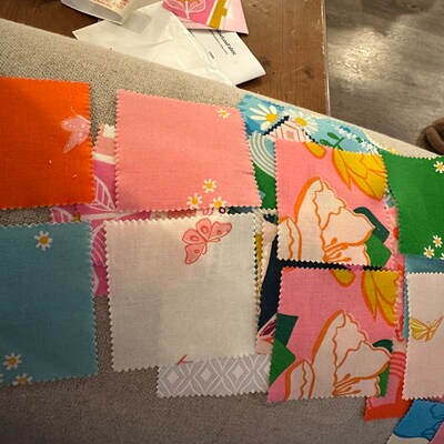 Robert Kaufman Kona Printed Color Chart 24 Fabric PANEL in Multi 365 ...