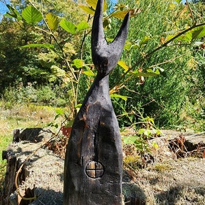 Druid/ God Lugh Statue/ Wooden Figure of Celtic God/ Altar - Etsy