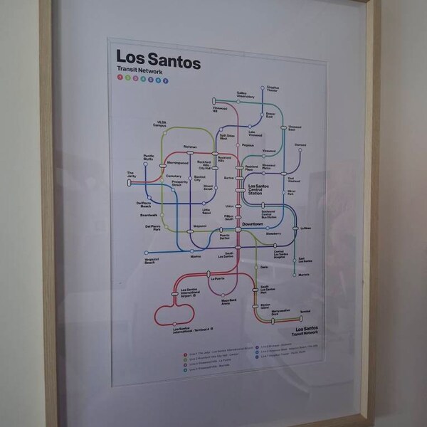 Galactic Transit Map, Fantasy Map, Unique Metro Map, Unique Gift ...