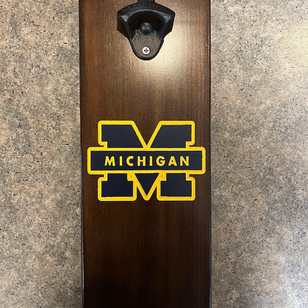 Beer Bottle Opener Wall Mount Sports Team, NBA, NFL, MLB, College - Etsy