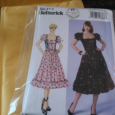 1950s Full and Half Aprons Sewing Pattern Simplicity 8762, Kwik Sew ...