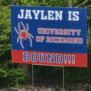 College Bound Sign Class of 2024 High School Graduation Sign Senior ...