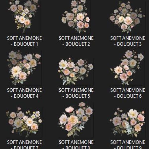 Pink ROSE Flower Watercolor Clipart, Soft Pink Floral PNG, Watercolor ...