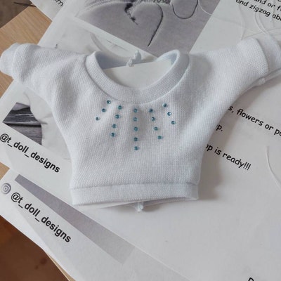 Minifee Doll Clothes, Crop Top Pattern, Minifee Pattern,diy Doll Project, Digital Download, Doll ...