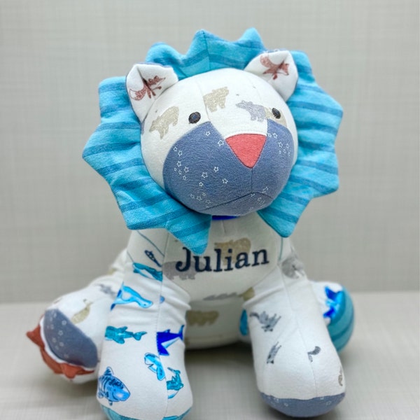 Personalized Keepsake Memory Soft Lion Toy,custom Teddy Bear ,keepsake ...