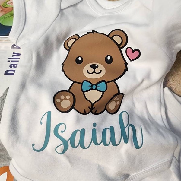 Baby Bear Layered SVG Cut File for Cricut Silhouette Cute Bear Clipart ...