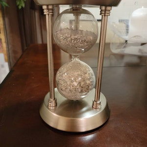 6x10 Chechen Hourglass Spiral Spindles Fillable Hourglass | Etsy