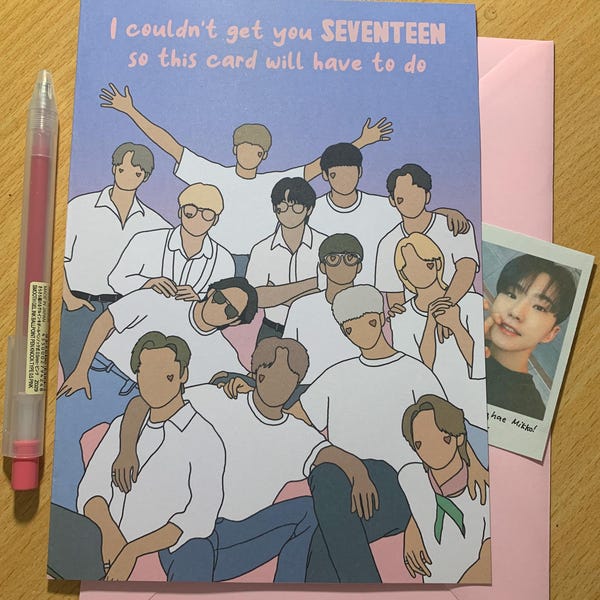 STRAY KIDS Inspired Member K-pop Greetings Cards - SKZ, Stay, K-pop ...