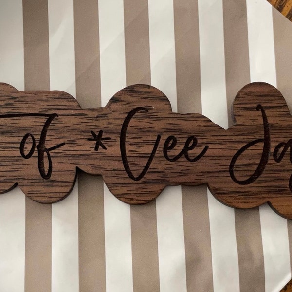 Custom Logo Branding Accessories, Laser Cut Logo Pieces, Rulers and ...