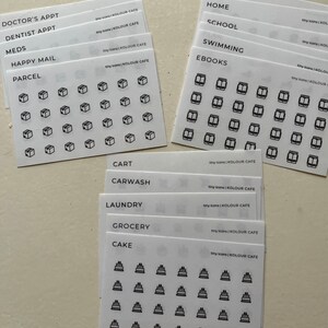 Transparent Matte Sticky Notes Plastic Clear Sticky Notes - Etsy UK