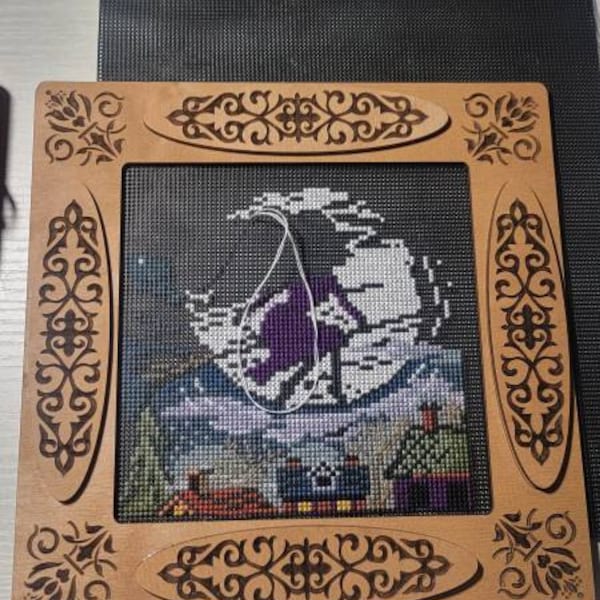 Custom Wooden Needle Organizer Box | 200 Slot Needle Holder for ...