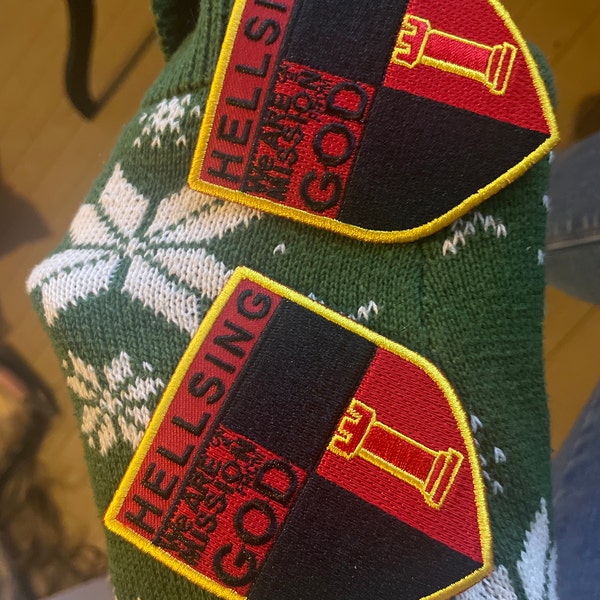 Hellsing Embroidered Patch for Cosplay - Based on the Anime / Manga ...