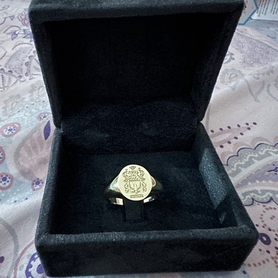 Wolf Ring Gold Wolf Ring Wolf Signet Ring 14k Gold Wolf - Etsy