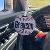 Round Tag, Personalized Sports Bag Tag, Backpack Name Tag, Custom ...