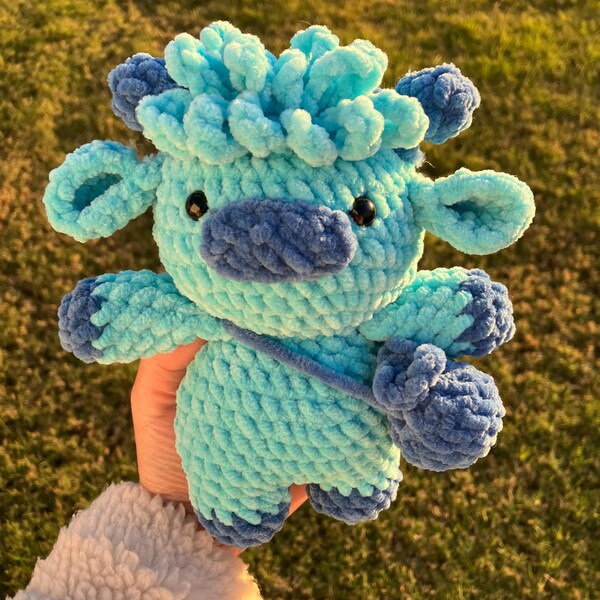 10-in-1 Fruit Cows Crochet Pattern Bundle amigurumi Highland Cow ...