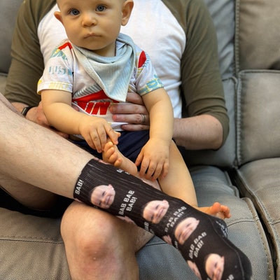 Custom Father's Day Socks, Custom Face Socks, Personalized Socks, Gifts ...