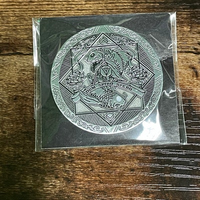 DND DRUID COIN, Large Dungeons and Dragons Charachter Coin D20 Rpg - Etsy