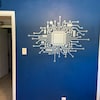 Technology Wall Decal Circuit Board Wall Sticker Binary Code - Etsy