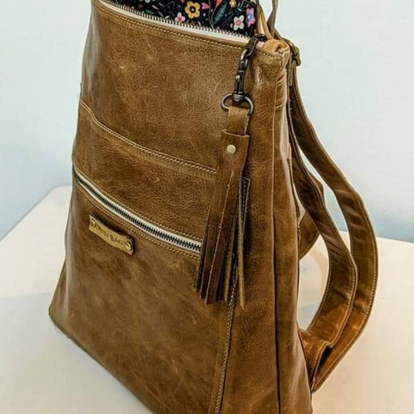 Waxed Canvas Crossbody Bag, Fox Print, Waxed Canvas, Woodland Animals ...