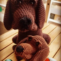 Labrador Retriever Crochet Pattern Chocolate Crochet Labrador - Etsy Canada