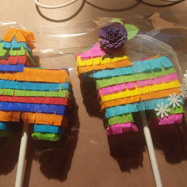 Handcrafted Mini Piñatas and Party by PinatasandpartyShop on Etsy