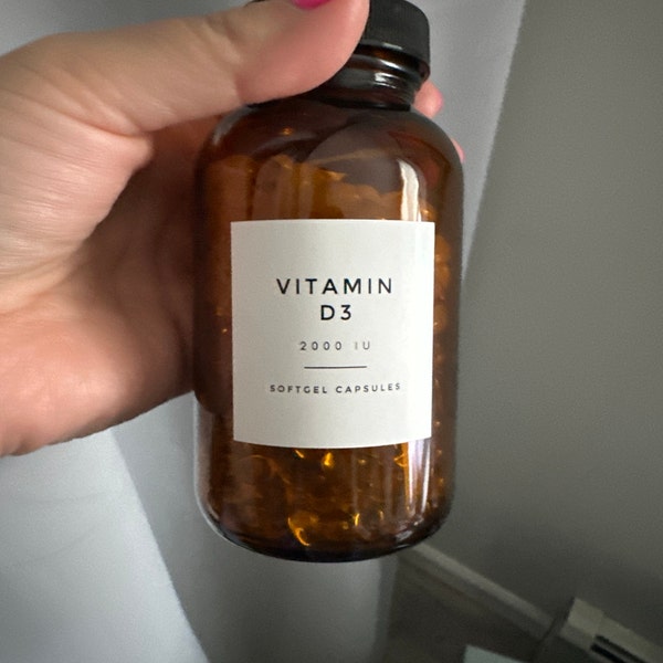 Modern Medicine + Supplement Labels • Water and Oil Resistant ...