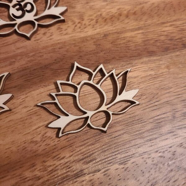 Lotus Flower Shape, 3" - 20", Lotus Flower Cut Out, Laser Cut Lotus ...