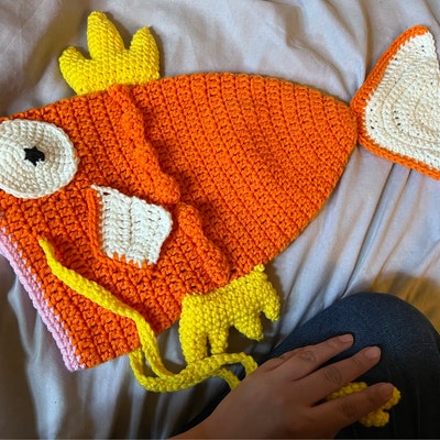 CROCHET PATTERN: Magikarp Slouchy Hat (Download Now) - Etsy