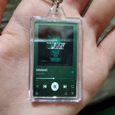 Spotify Song Plaque Keychain Custom Key Chain Add Charm Gummybear Heart ...