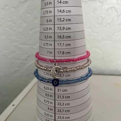 Printable Bracelet Sizer, Printable Bracelet Mandrel, Bracelet Sizer Gauge, Jewelry Sizing Tool ...