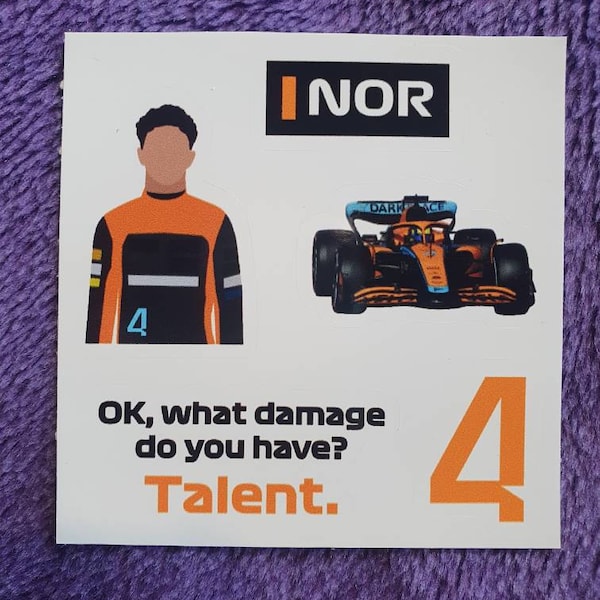 Embroidered Mclaren F1 Patch, Formula 1 Patch, F1 Gift, Lando Norris ...