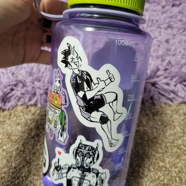 Gojo Satoru / Geto Suguru / Ieiri Shoko Kneeling Manga Panel Sticker ...