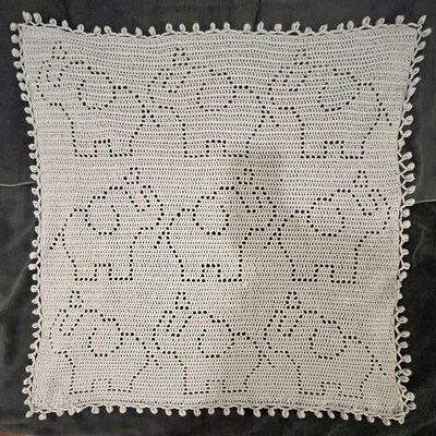 Filet Crochet Blanket Pattern Baby Blanket Crochet Pattern Filet ...