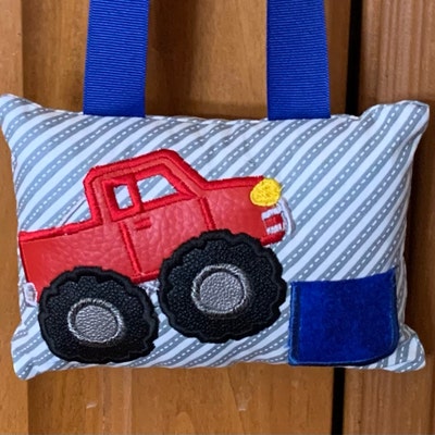 DIGITAL ITEM: Puppy Police Tooth Fairy Pillow ITH Embroidery Design 5x7 ...